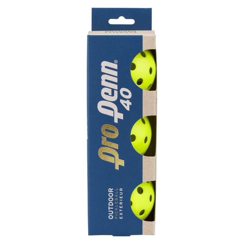 Pro Penn 40 Outdoor Pickleball Balls 3 Pack | Ole Tennis